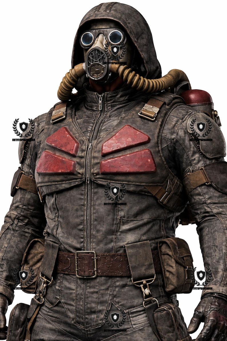 Sunrise SEVA Style Suit | Post-apocalyptic Wasteland Jumpsuit With Vest ...