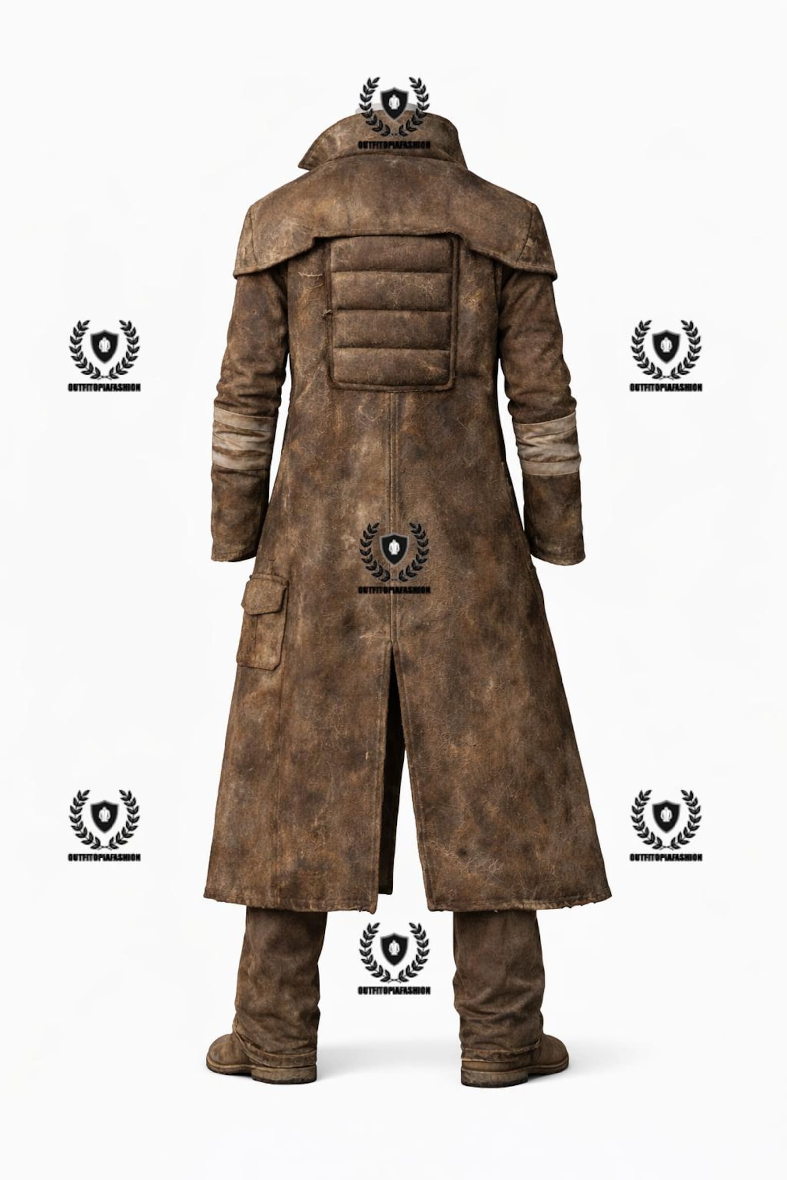 Fallout NCR Ranger Inspired Long Coat Set With Bandolier & Pants - Etsy