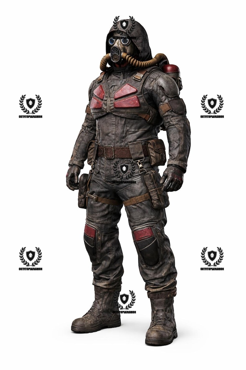 Sunrise SEVA Style Suit | Post-apocalyptic Wasteland Jumpsuit With Vest ...