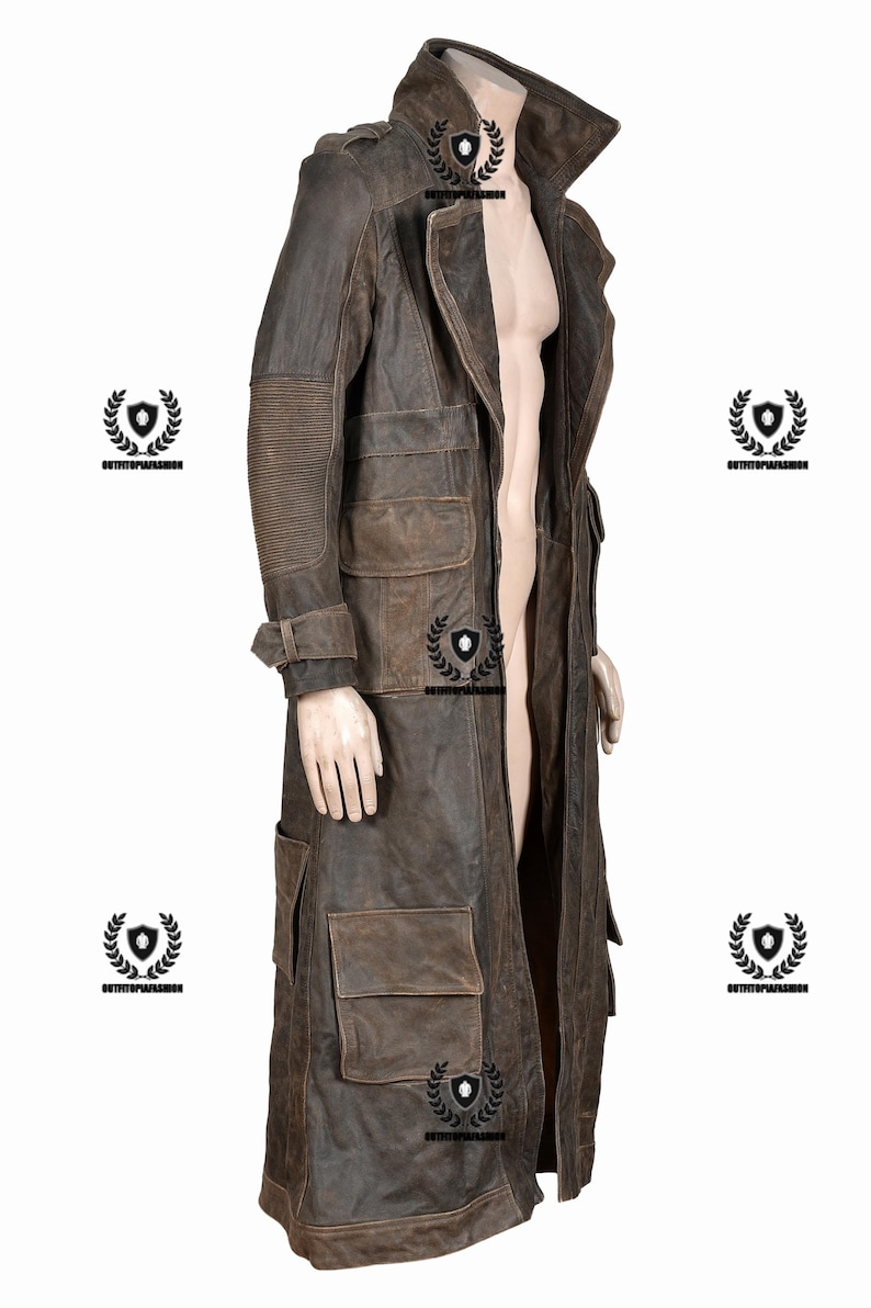 Inspired by Fallout NCR Ranger Trench Leather Coat – Post-apocalyptic ...
