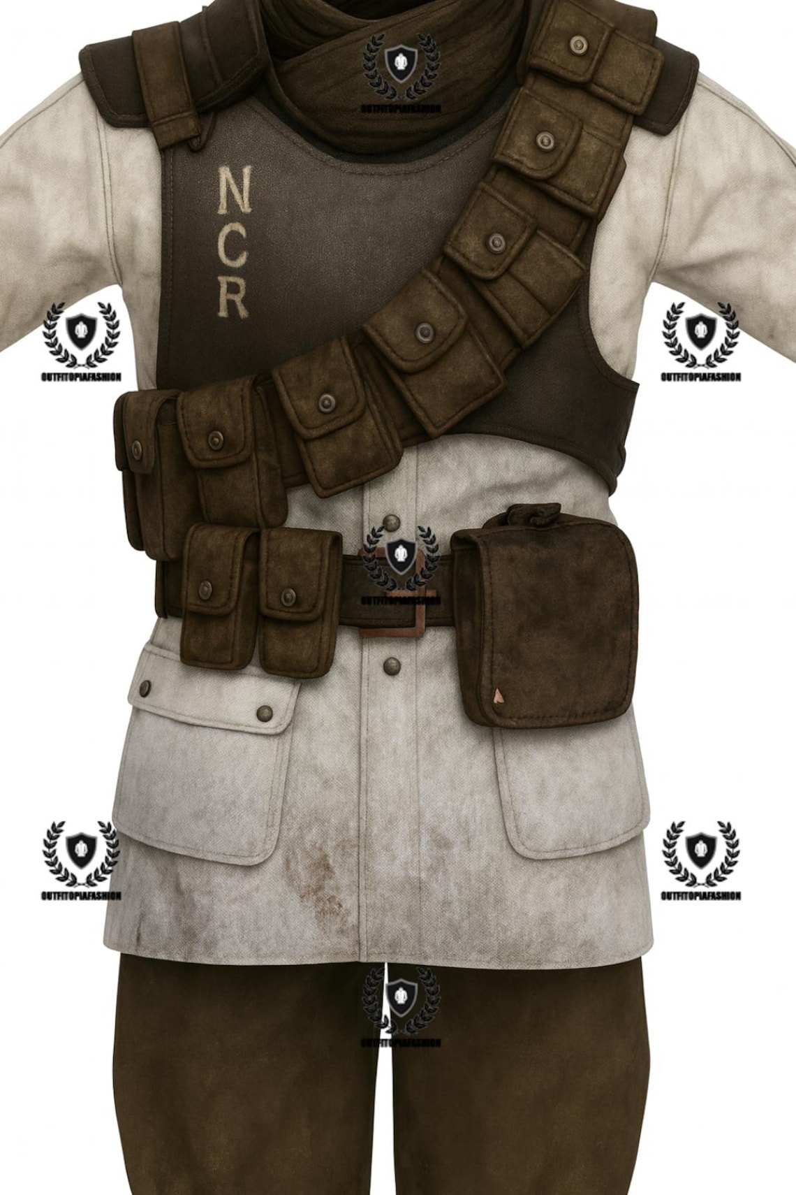 Inspired by Fallout 4 NCR Ranger Soldier Outfit – Wasteland Combat ...