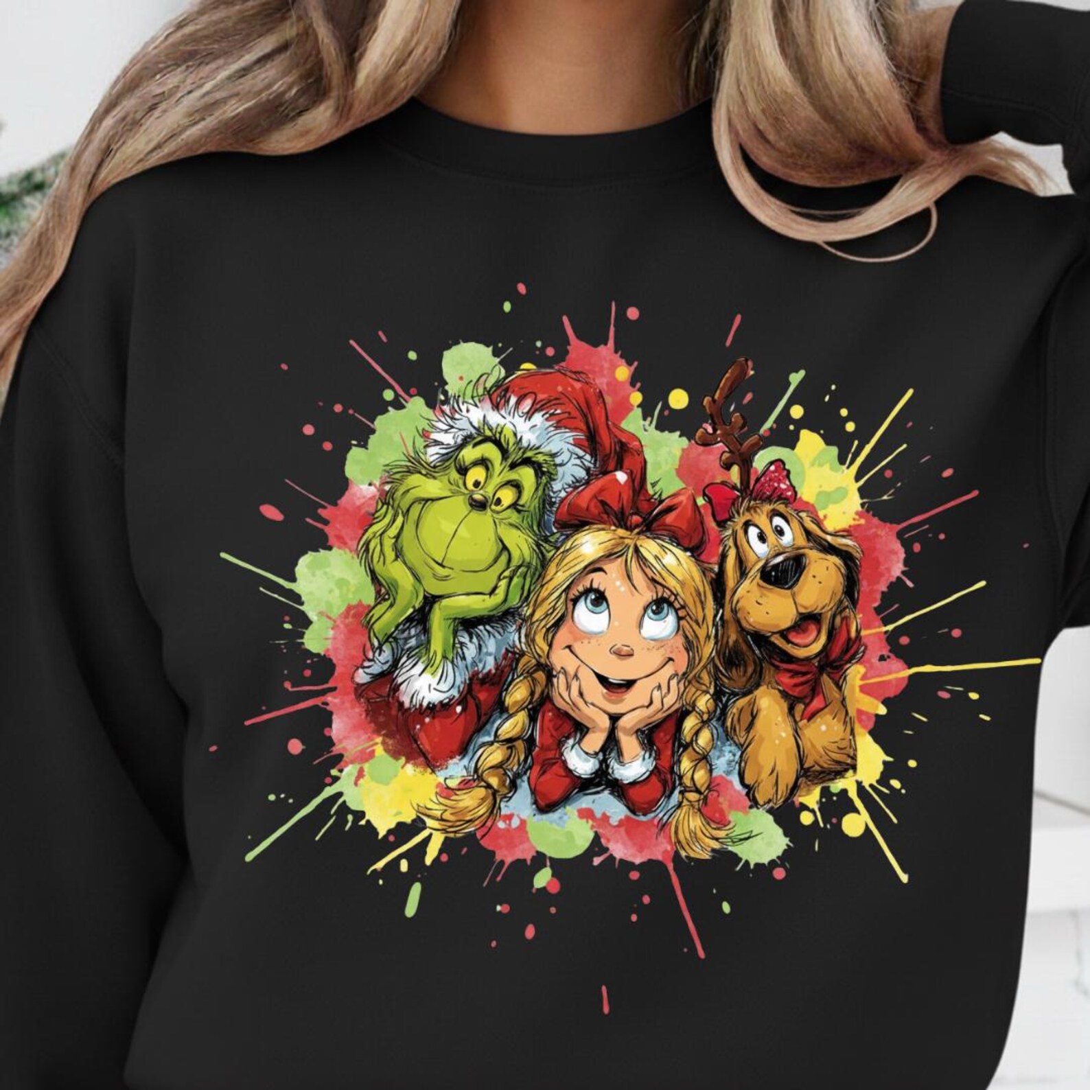 Retro Grinch Christmas PNG | Funny Holiday Clipart (digital Download ...