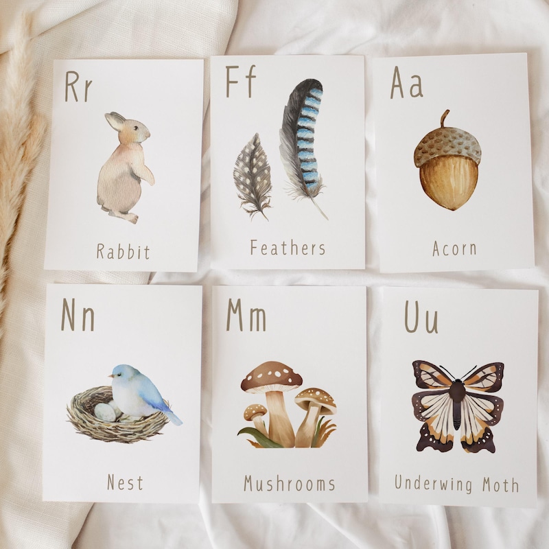 Woodland Alphabet - Etsy