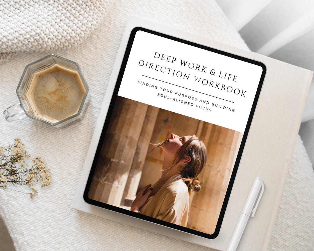 Deep Work Journal & Purpose Workbook | Find Your Calling, Align Your ...