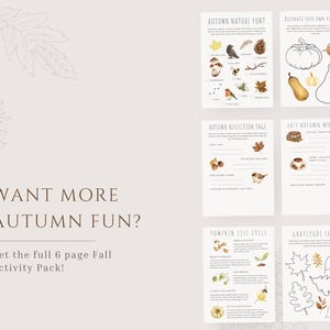 Autumn Scavenger Hunt for Kids – Printable Fall Nature Activity, A4 PDF ...
