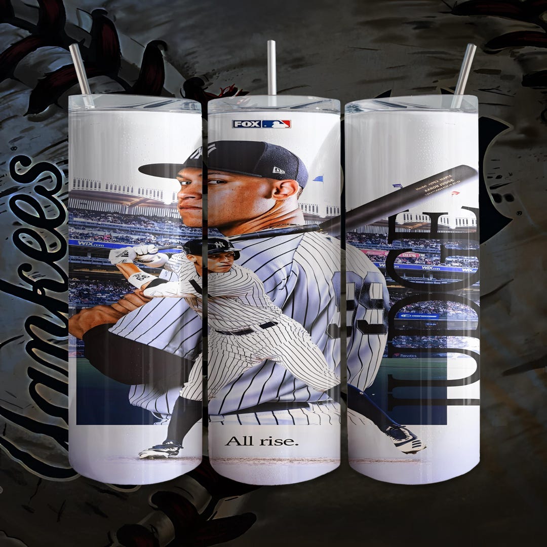 Tumbler 20oz Arron George NY Fans Beisbol Steel Cup - Etsy
