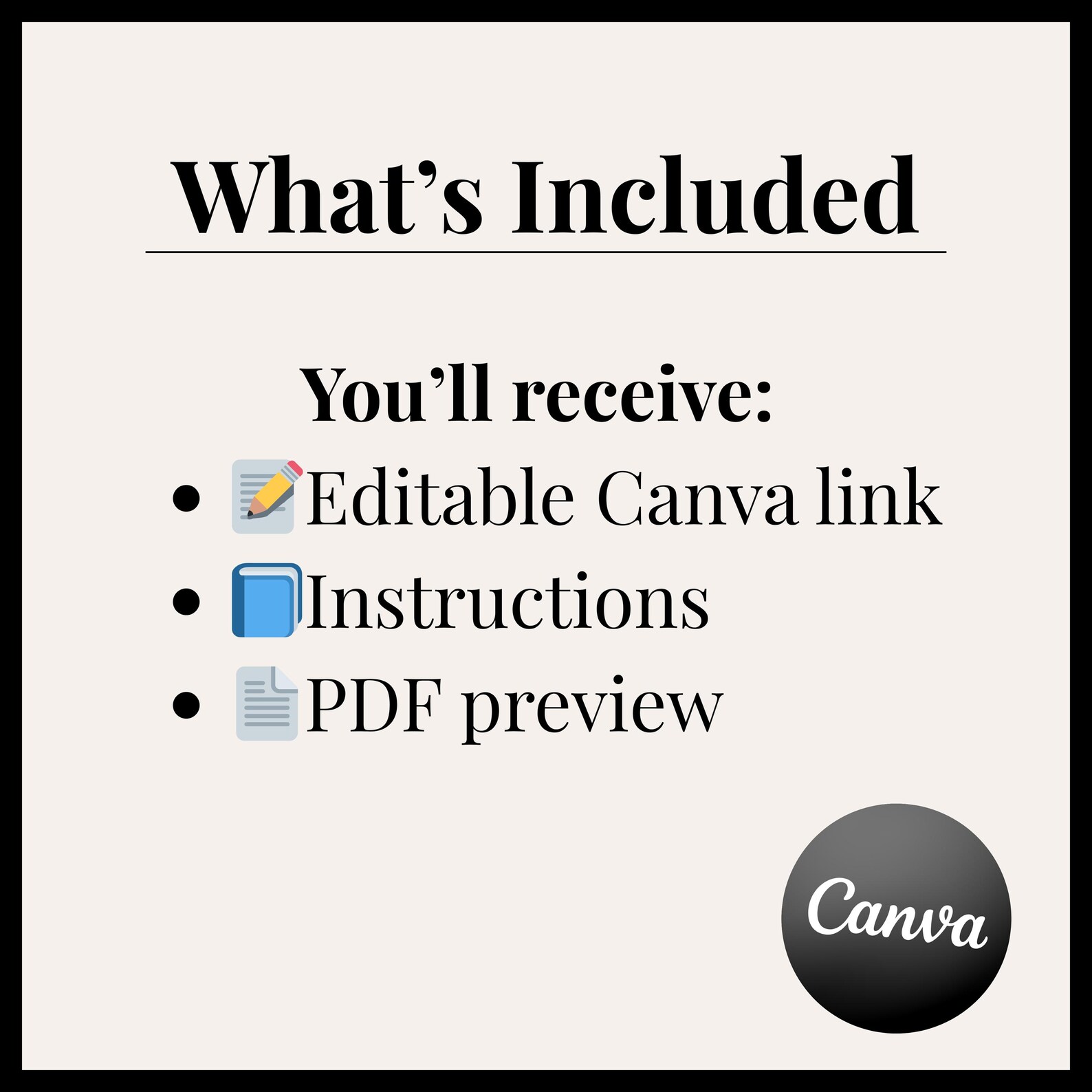 Modern Resume Template for Canva – Minimalist CV Design (instant ...