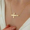 Personalized Cross Necklace-custom Engraved Necklace-pendant Necklace ...