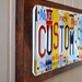 Custom License Plate Sign Personalized Gift for Any Occasion/ - Etsy