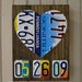 Personalized Any Year Anniversary License Plate Sign Choose Your States ...