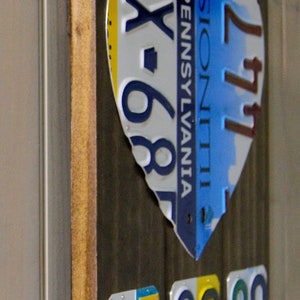 Personalized Any Year Anniversary License Plate Sign Choose Your States ...