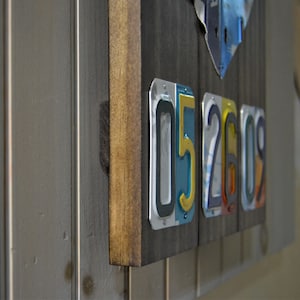 Personalized Any Year Anniversary License Plate Sign Choose Your States ...