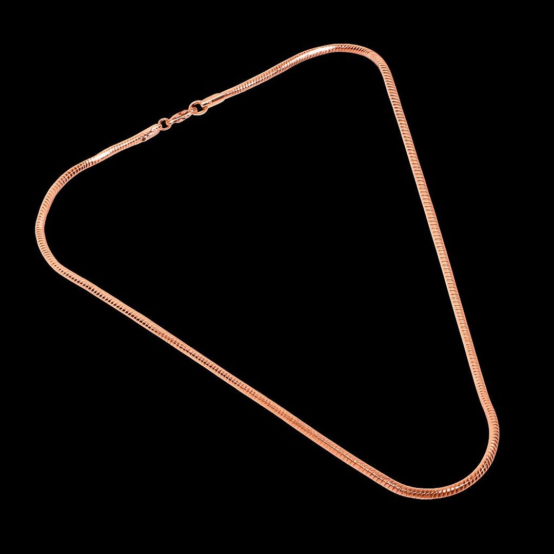 Rose Gold Snake Chain Necklace for Women, Dainty Herringbone Necklace ...