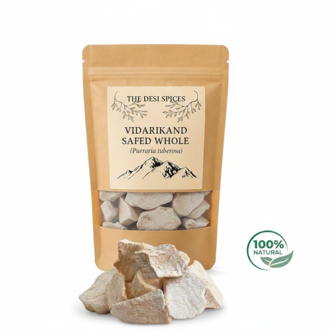 Vidarikand Safed Whole | Pueraria Tuberosa Dried Root | Botanical Herb ...