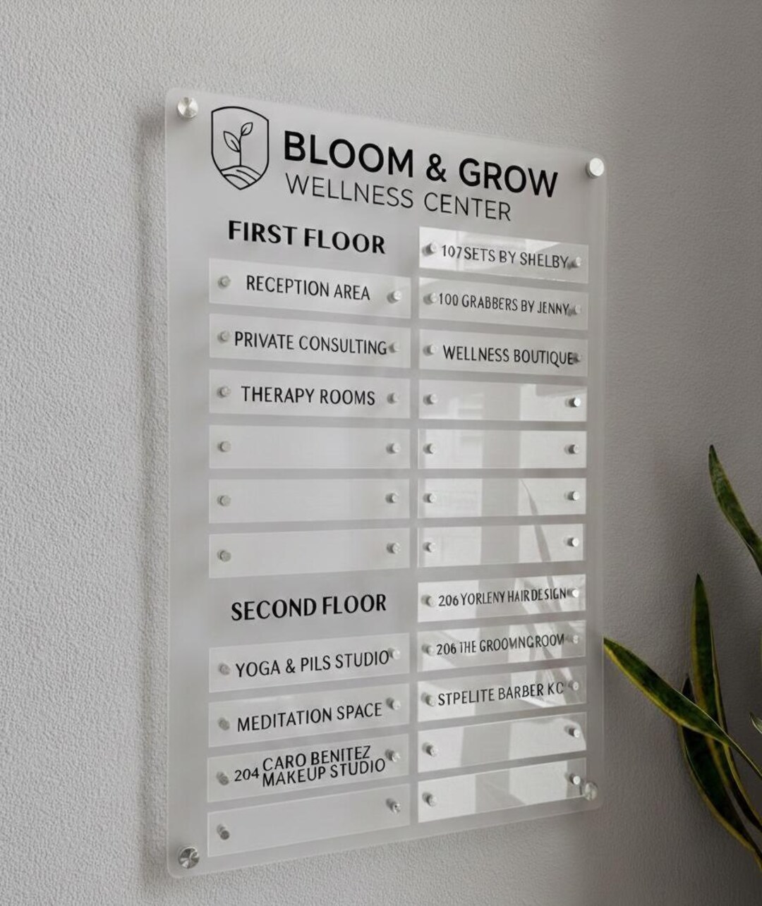 Custom Acrylic Plaque Sign ,office Door Wall Hangings, Acrylic Business ...