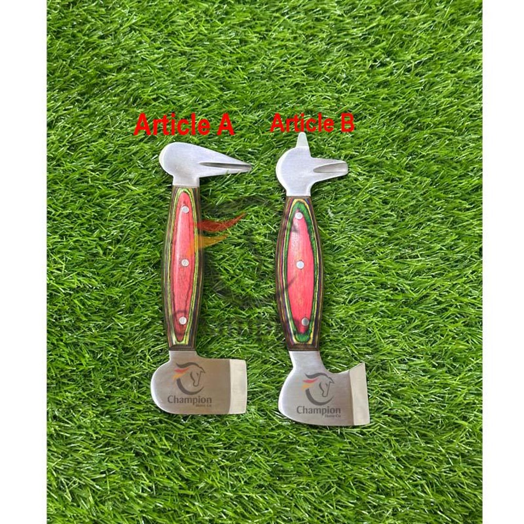 2-pc Hoof Buffer & Clinch Groover Set | Pro Farrier Tools for Smooth ...