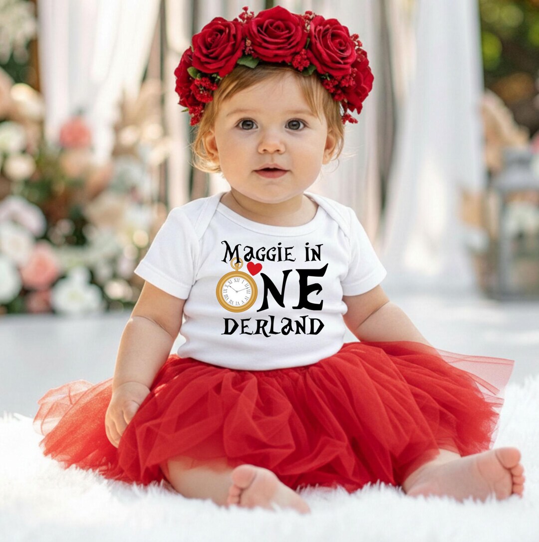 Personalized Onederland Birthday Girl PNG - Alice in Wonderland Party ...