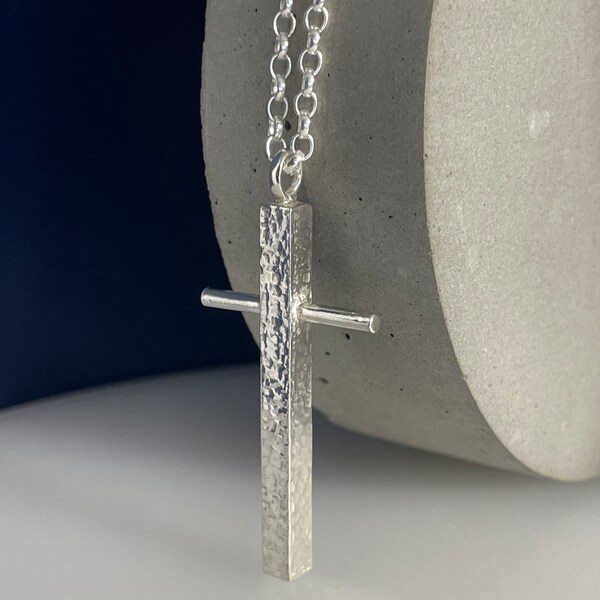 Silver Cross - Etsy