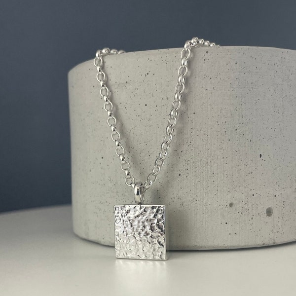 Square Pendant - Etsy