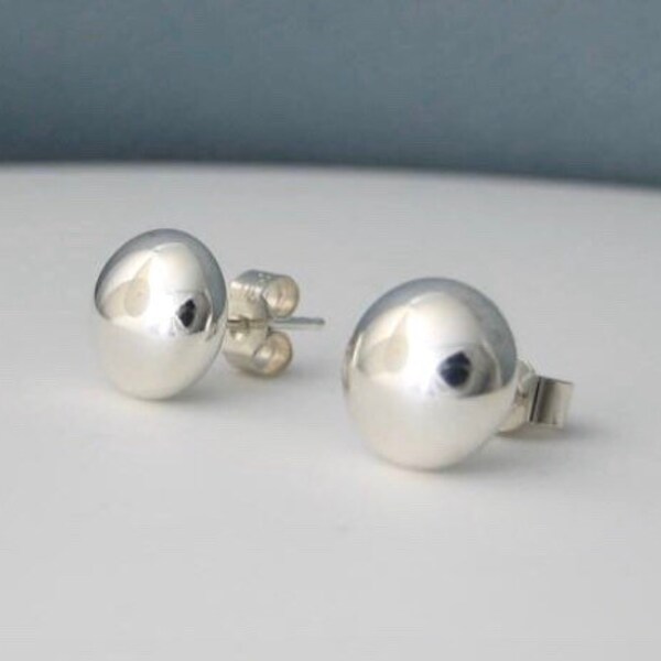 Button Earrings - Etsy