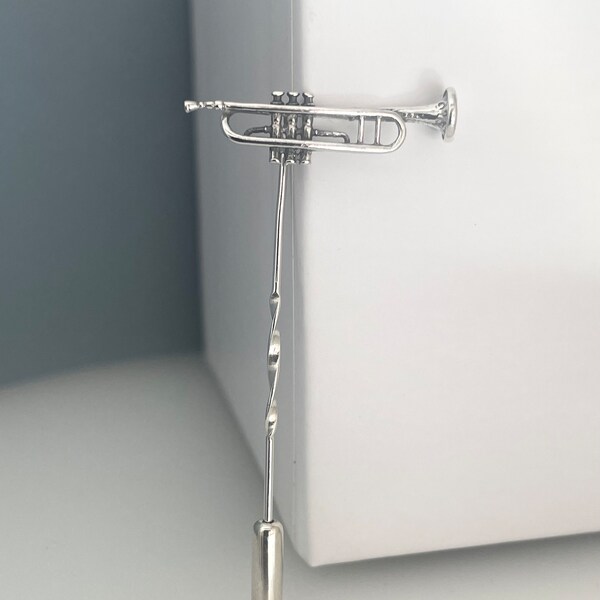 Trumpet Pin - Etsy