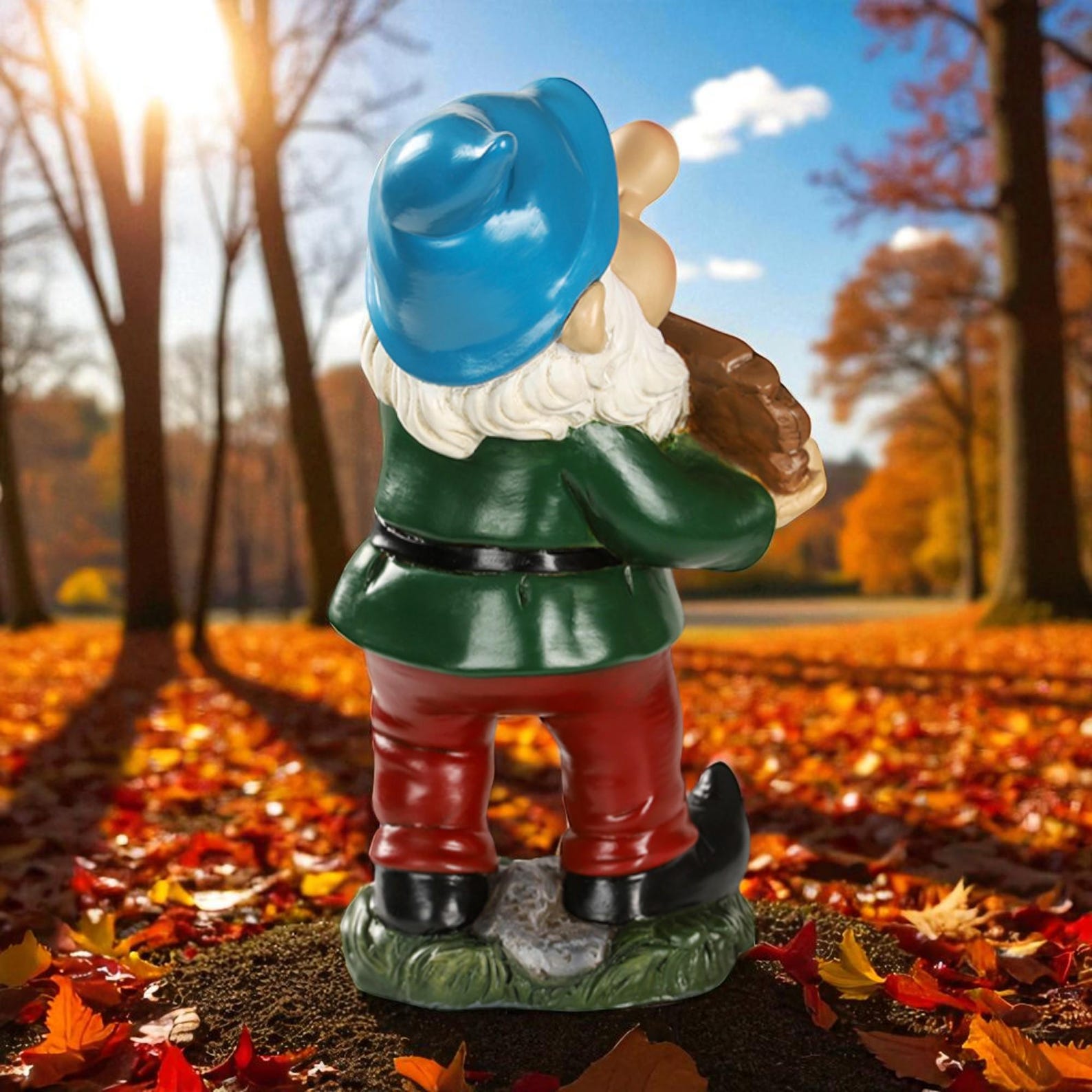 Funny Garden Gnome Statue: Cheeky Resin Lawn Ornament - Etsy