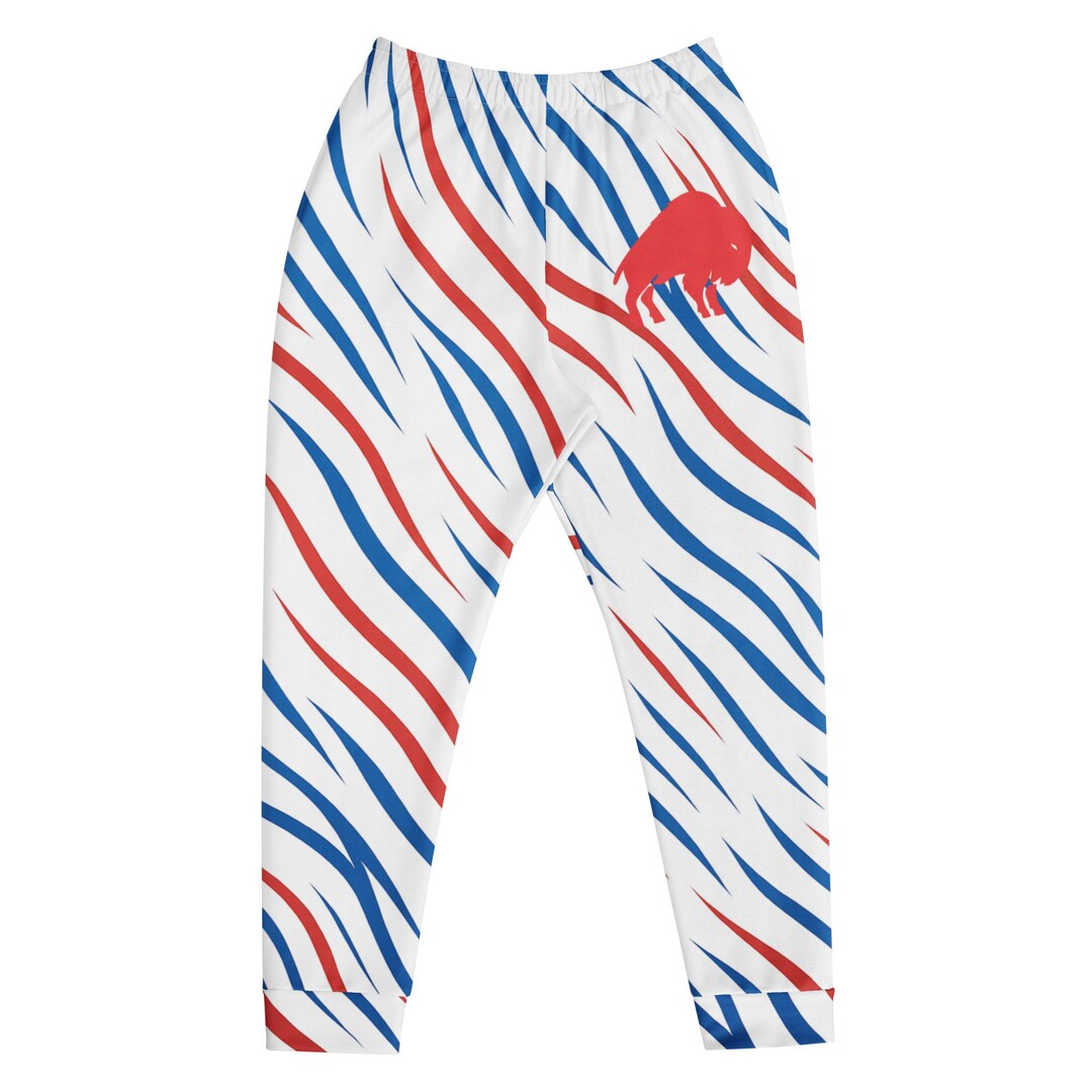 Buffalo Bills Arctic Zubaz Zebra Men's Joggers Mythic Americana ...