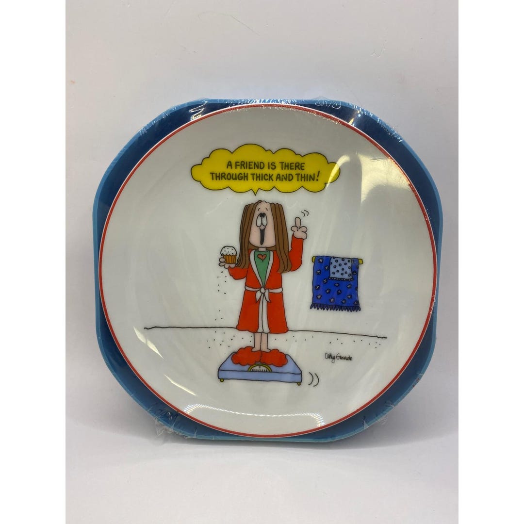 Cathy Guisewite Cathy Comic Strip Porcelain Plate American Greetings ...