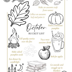 Monthly Bucket List Bundle: Coloring Journal Pages (printable) - Etsy