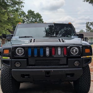 Custom Hummer H2 Grill Inserts – Snap-in, No-drill, 4 Designs & 9 ...