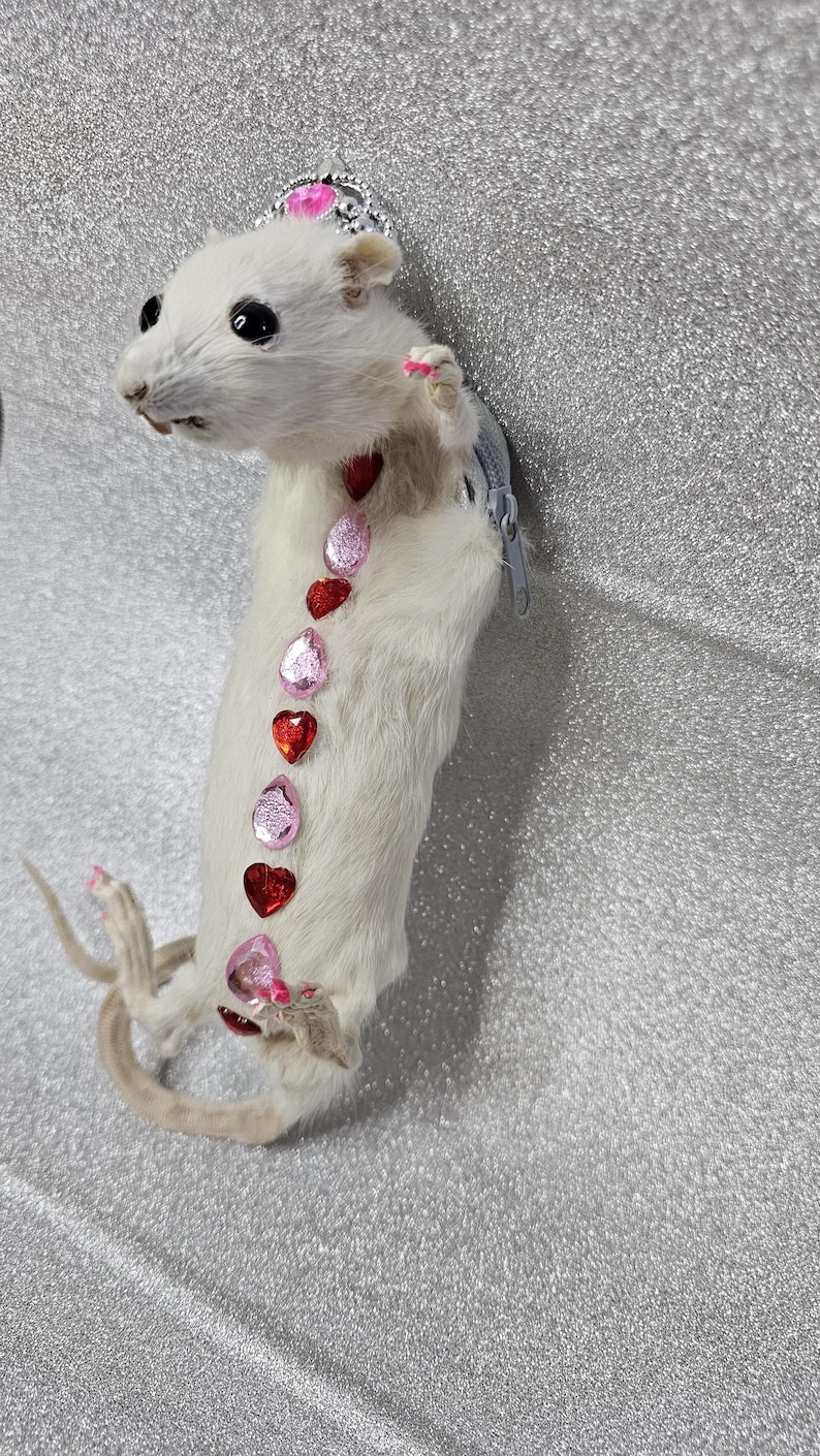 Penny Lafur Taxidermy Rat Coin Purse Campy Gothic Glittercore Pouch ...