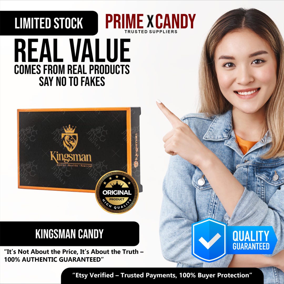 Kingsman Candy, Natural Herbal Supplement, Energy & Vitality Support ...