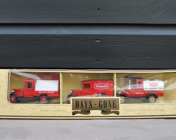 Set of Three Unigate Vehicles - Vintage Lledo Days Gone by Model ...