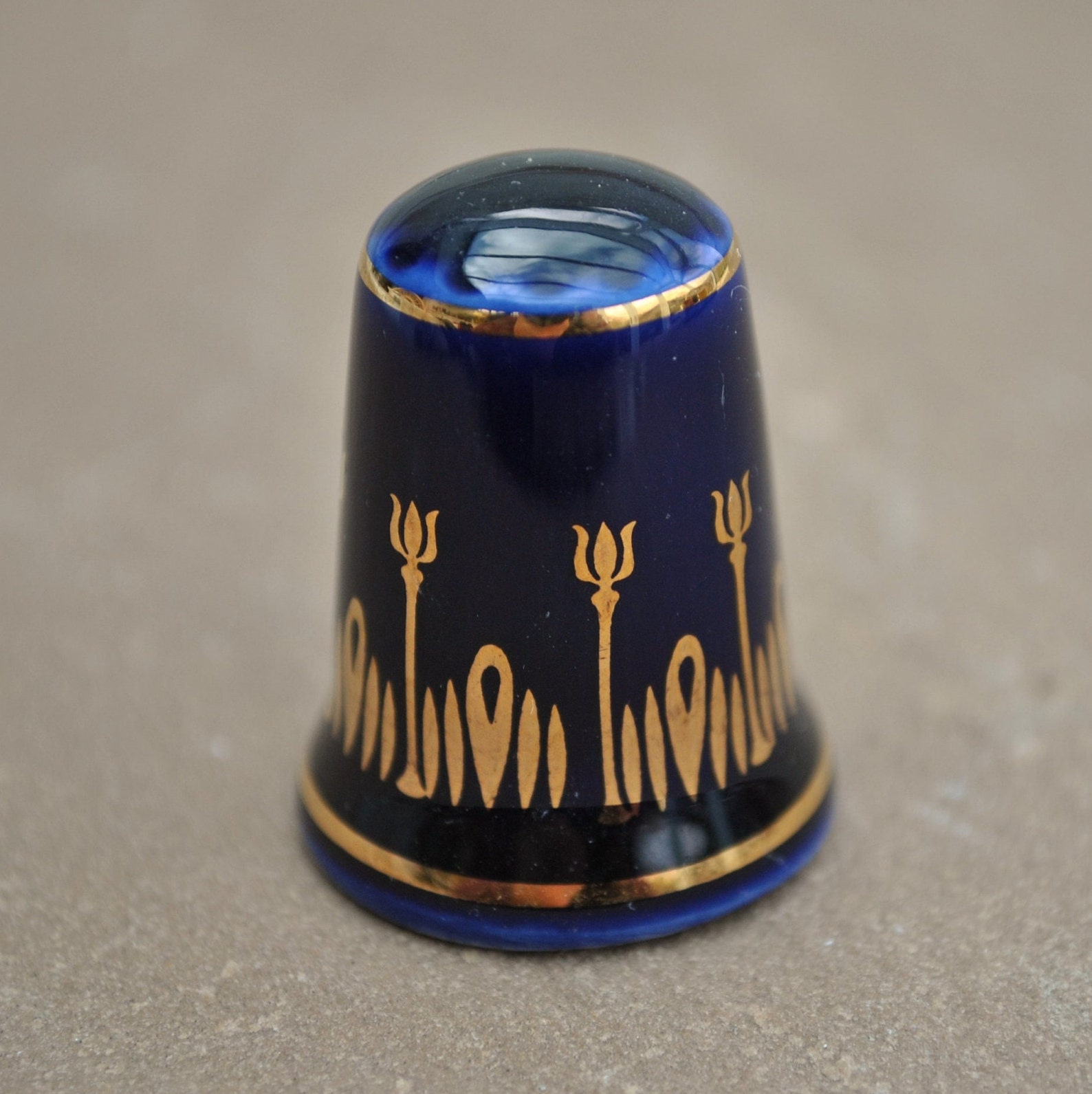 Tulip the Royal Romanov Collection Vintage Cobalt Blue and - Etsy