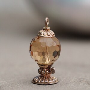 Table Oil Lamp Vintage Silver Charm Crystal - Etsy