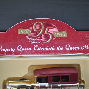 95th Birthday of the Queen Mother Lledo Limited Edition Diecast Vehicle ...