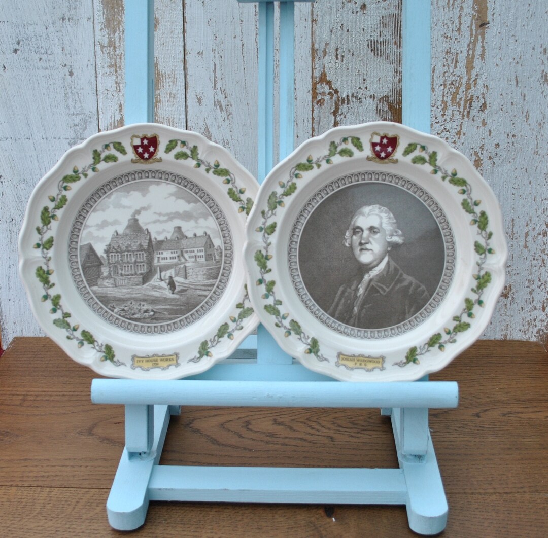 Vintage Wedgwood Collectable China Plate Set 225th - Etsy