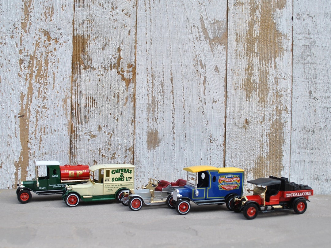 Set of 5 Vintage Matchbox Models of Yesteryear Vehicles Collectable - Etsy
