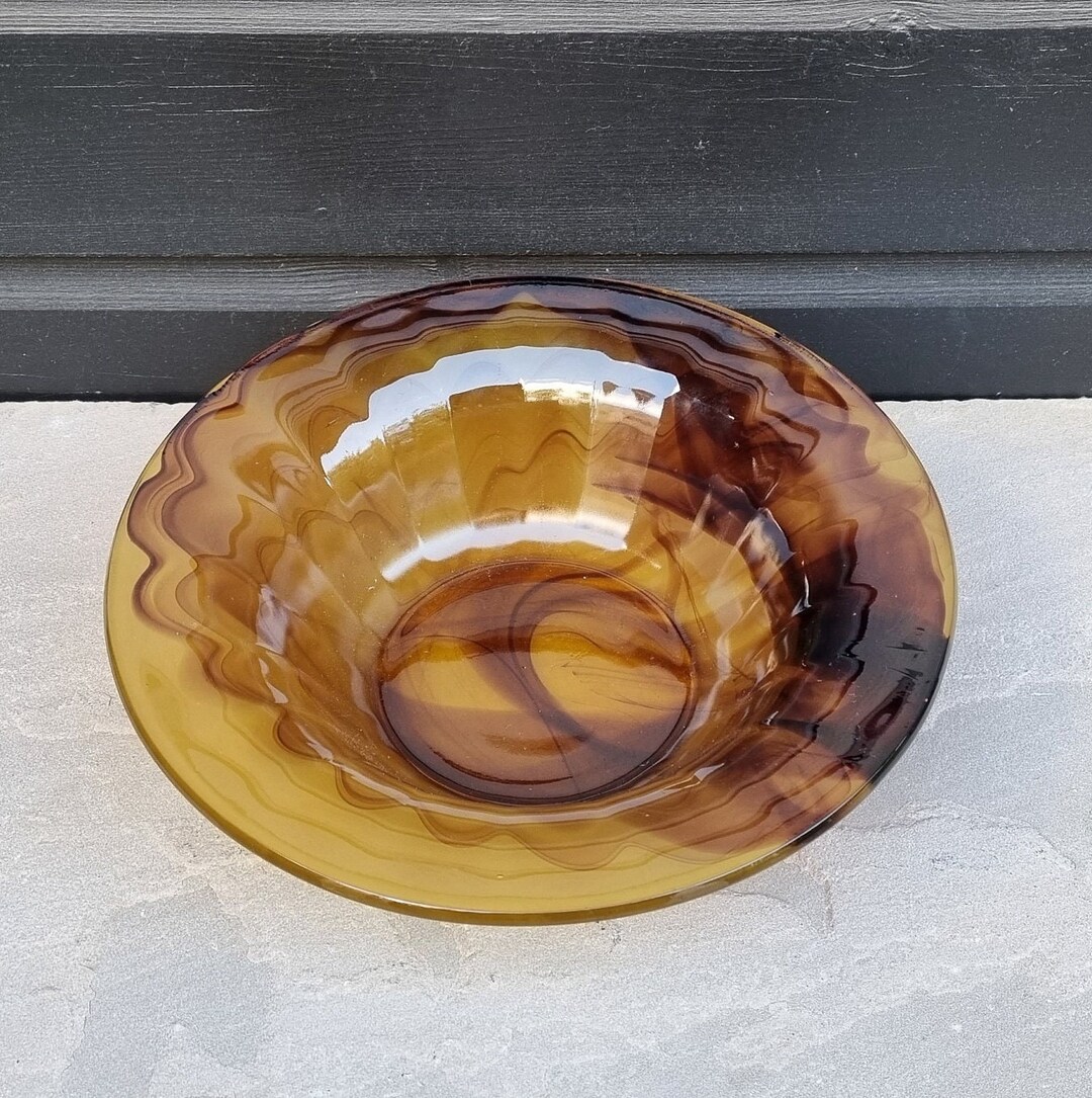 George Davidson Cloud Glass Vintage Bowl - Etsy UK