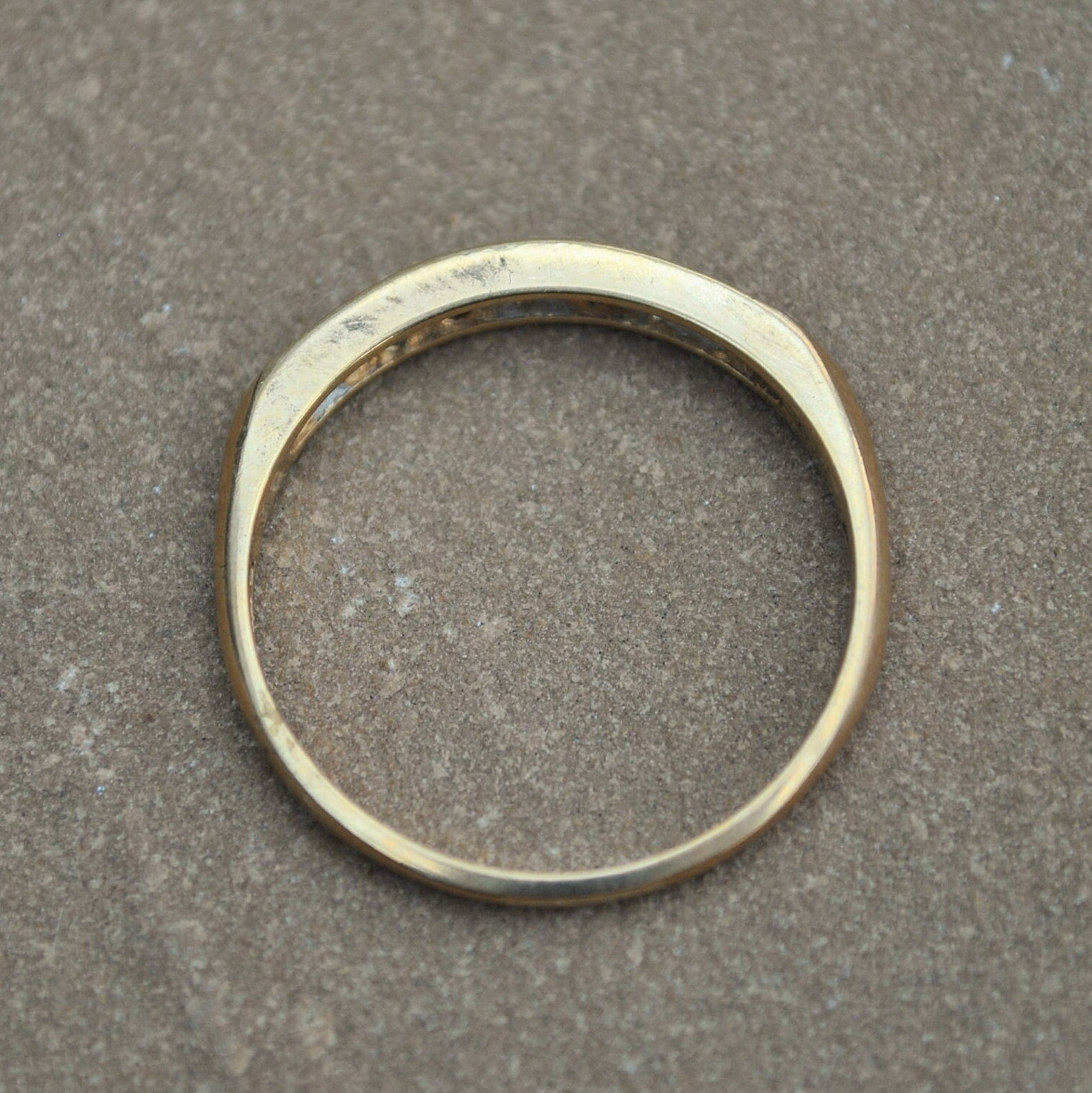 9ct Gold Diamond & Ruby Half Vintage Eternity Ring Elegant - Etsy