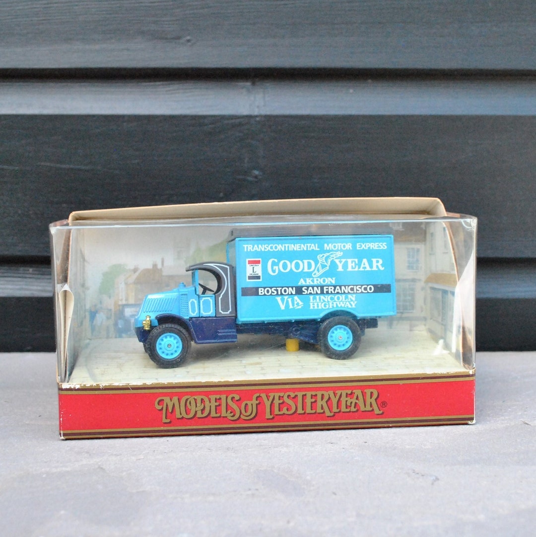 Goodyear Delivery 1930 Mack AC Van Vintage Matchbox Die Cast Model ...