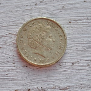 Vintage One Pound Coin - 2000 - Isle of Man - Millennium Bells - Etsy