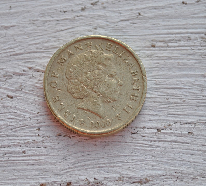 Vintage One Pound Coin 2000 Isle of Man Millennium Bells - Etsy