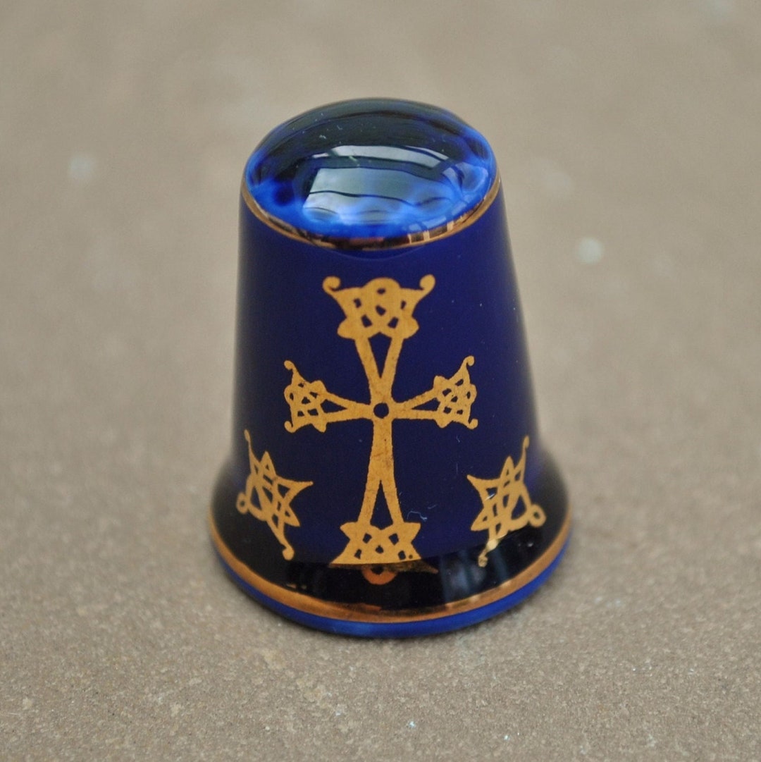 The Manuscript Cross the Royal Romanov Collection Vintage Cobalt Blue ...