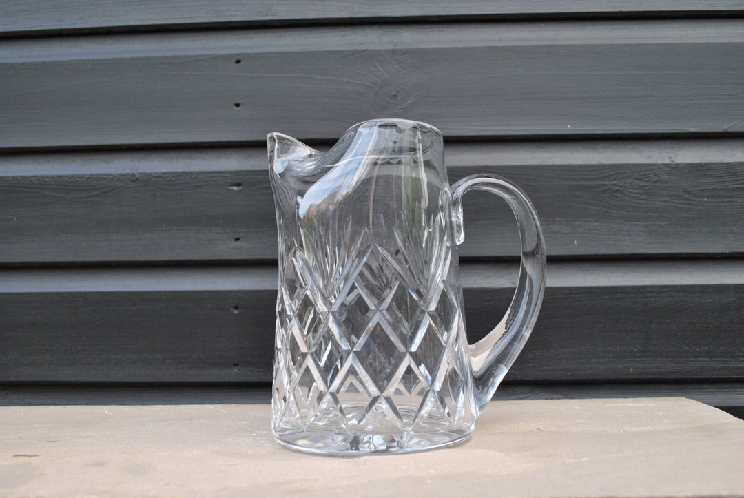 Vintage Royal Brierley Crystal Glass Pitcher Jug Elegant - Etsy