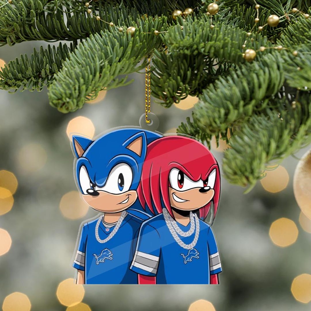 The Hedgehog Football Ornament, Sonic Hedgehog Character Ornament ...