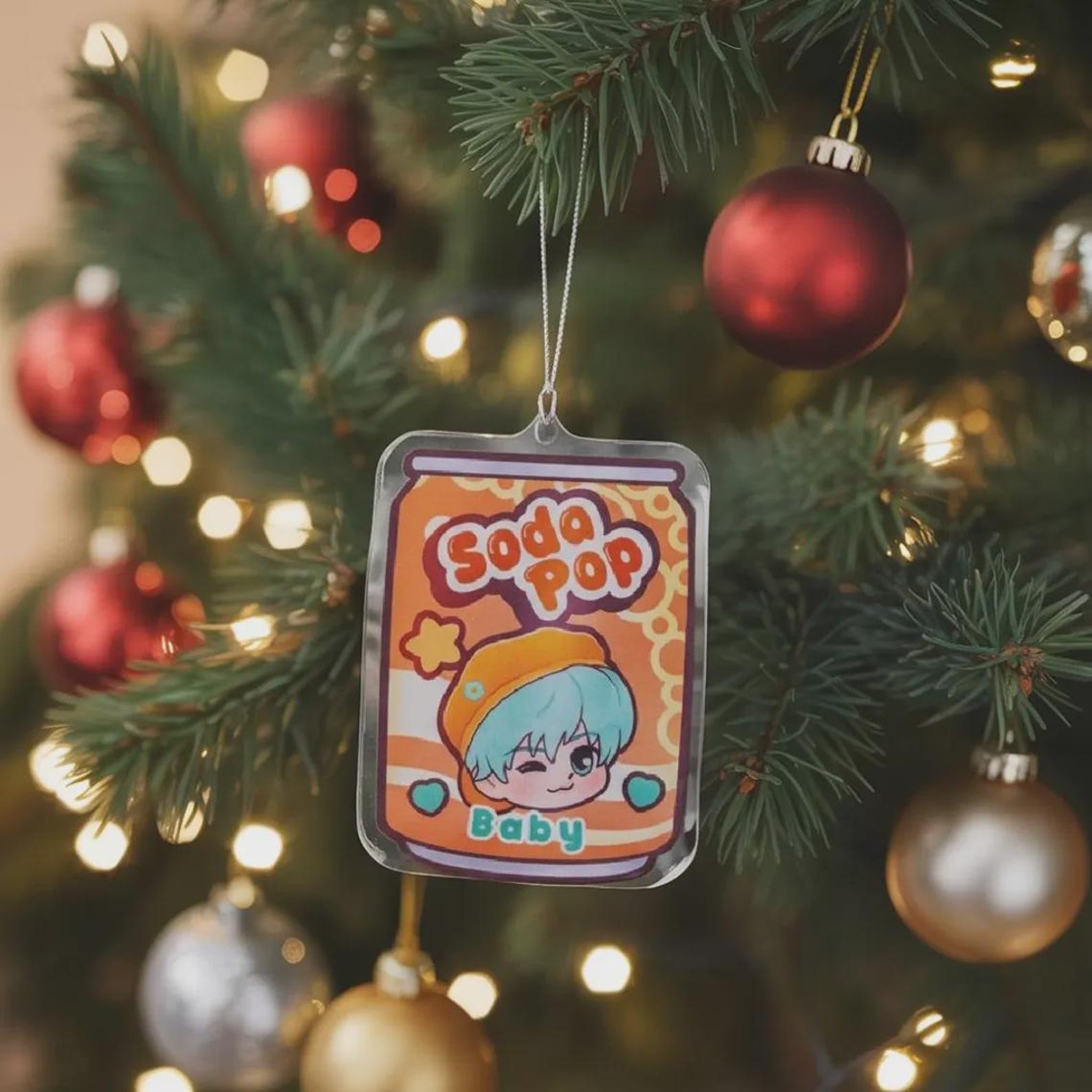 Abby Saja Boys Soda Pop Orange Ornament, Abby Saja Boys Waterbottle ...