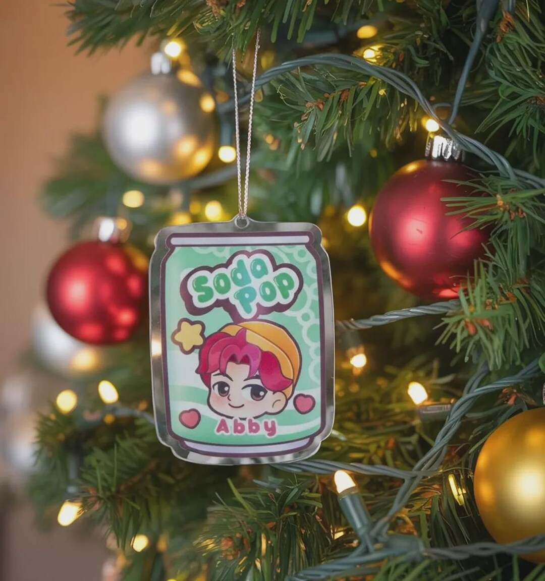 Abby Saja Boys Soda Pop Flat Ornament, Abby Saja Boys Waterbottle Soda ...