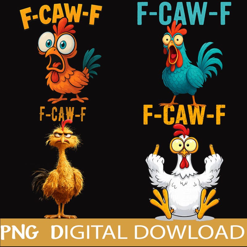 F Caw F Png - Etsy