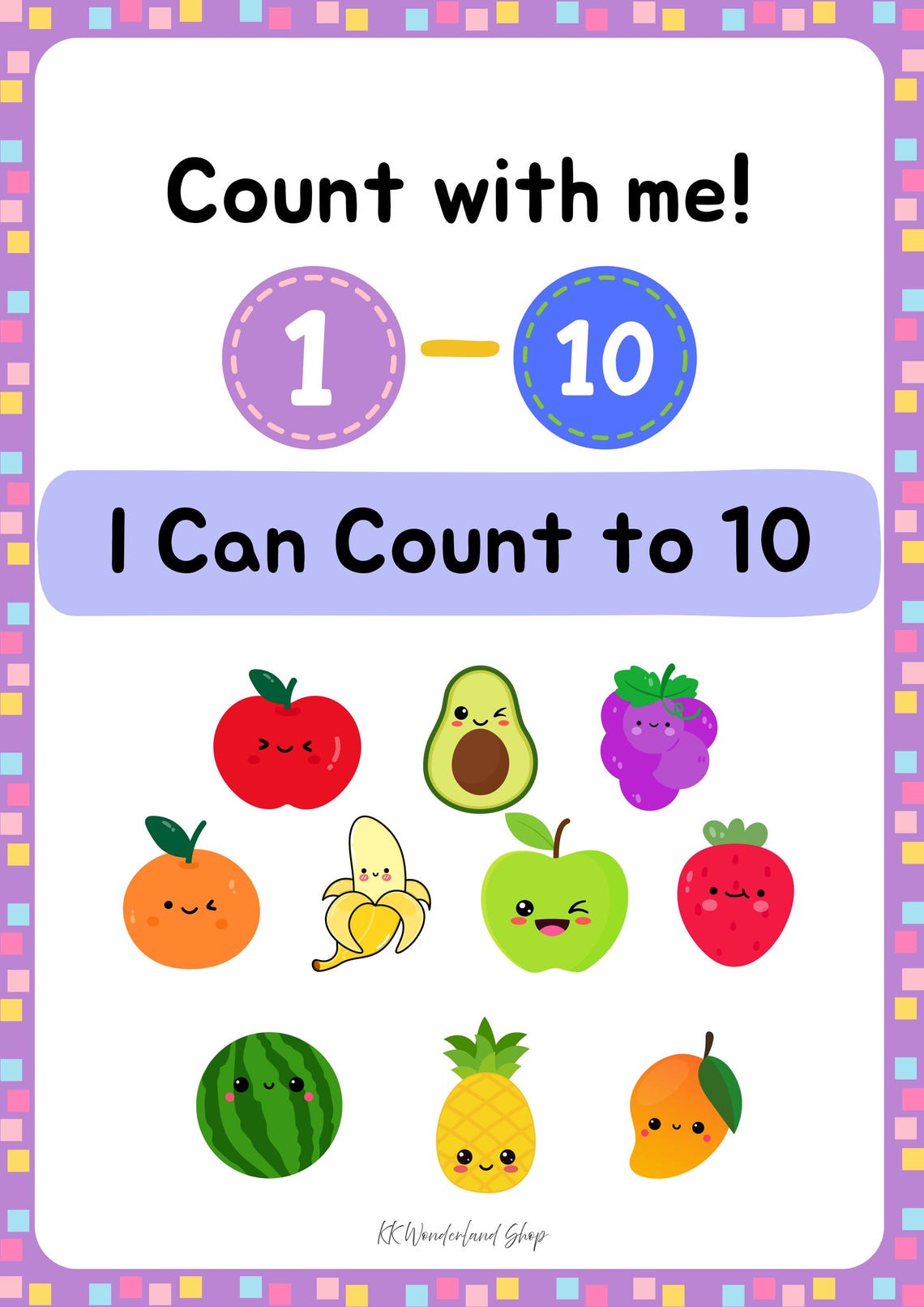 Printable Illustrative - Number Worksheets - Printable - Kindergarten ...